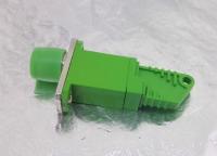 China Fiber Optic E2000/APC To FC/APC Hybrid Adapter Simplex Single Model Green Color for sale
