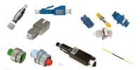 China Blue Fiber Optic SC Attenuater Female to Male , Single Mode Fiber Attenuator RoHS IEC GR910 Certificate for sale