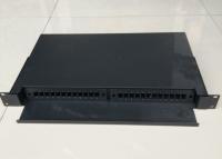China Rack Mount Fiber Optic Terminal Box With Tray 24 Port Single Model / Multi Model for sale