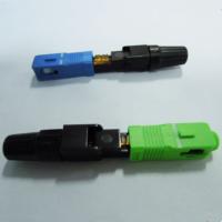 China Embedded Type Fiber Optic Connectors SC/APC SC/UPC , Optical Fiber Quick SM Connector for sale