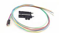China 12 / 6 Fibers Ribbon Fan Out Kit 52'' Tubing Hytrel Cable 900μM 0.9mm for sale