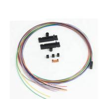 China 12 / 6 Fibers Ribbon Fan Out Kit 52'' Tubing Hytrel Cable 900μM 0.9mm for sale