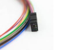 China 12 / 6 Fibers Ribbon Fan Out Kit 52'' Tubing Hytrel Cable 900μM 0.9mm for sale