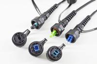 China Outdoor ODVA to LC Duplex Fiber Optic Patch Cord LC/UPC To ODVA/LC UPC Waterproof Jumper Single Mode for sale