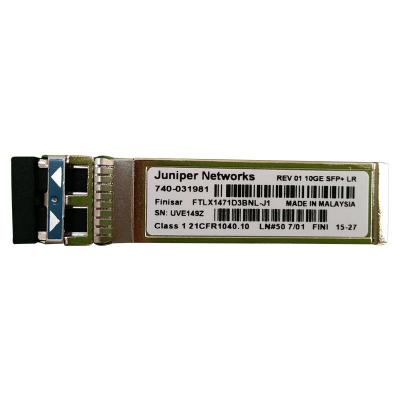 China 100% Original New Juniper 10G SFP Transceiver Module LR 1310nm FTLX1471D3BNL-J1 for sale