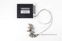 China CWDM Optical Fiber Plc Splitter With ABS Package 2/4/8/16 Channel Mux / Demux for sale
