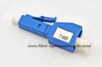China LC/APC Fiber Optic Attenuator Plastic Housing For Testing Equipment Female To Male LC Attenuatr for sale