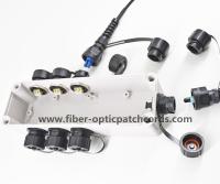 China FTTA Waterproof ODVA SC/APC to DLC/UPC Armored Fiber Optic Patch Cord Duplex Single Mode  2 Fiber for sale