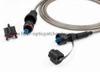 China Armored Fiber Optic Patch Cord / Fullaxs LC To ODVA Duplex Fiber Optic Patch Cable for sale