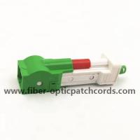 China Fiber Optical Single Mode SC Auto Shutter Simplex Connector ROHS Standard for sale