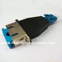 China High Precision Metal Fiber Optic Adapters Duplex SC Female To LC Male Hybrid Adapter for sale