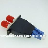 China Duplex Fiber Optic Cable Adapter ST Female To LC Male Hybrid Adapter for sale