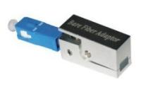 China Professional SC Bare Fiber Optic Adapters Plastic Metal Material for sale