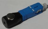 China Professional SC Bare Fiber Optic Adapters Plastic Metal Material for sale