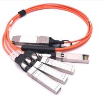 China Network QSFP28 4SFP28 AOC 100G 850nm Active Optical Cable for sale