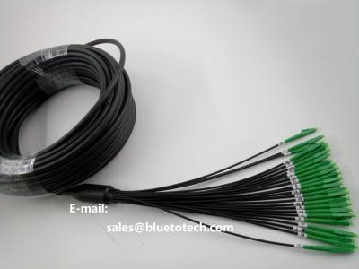 China 24Core Outdoor Armored Fiber Optic Patch Cord LC/APC to LC/APC 24fiber for sale