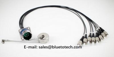 China Minitary 5G Base Staion Waterproof Outdoor J599 To FC 8 Fiber Cores LSZH Tactical Fiber Patch Cord IP67 for sale