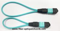 China Single Mode Multimode Fiber Optic Connectors Lookback 24 Core OM3 OM4 for sale