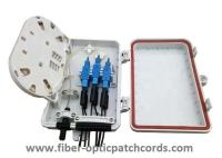 China Outdoor Fiber Optic Distribution Box 4 Port 6 Port For SC LC ST FC Connectors for sale