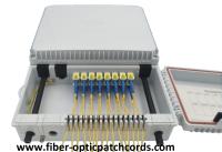 China Outdoor Splitter Fiber Optic Terminal Box 16 Cores FTTH FTTX Wall Mounted for sale