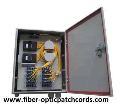 China 72 Core Fiber Optic Splitter Distribution Box FTTH For Corridor for sale