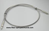 China NA0.12,0.20 Pure Quartz Stainless Steel Fiber Optic Patch Cord 200µM 400µM 600µM 1000µM for sale