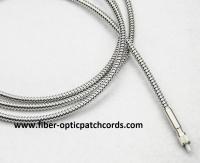 China NA0.12,0.20 Pure Quartz Stainless Steel Fiber Optic Patch Cord 200µM 400µM 600µM 1000µM for sale
