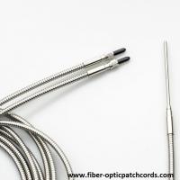 China Y shape 1×2 SMA905 Stainless Steel Laser Optical Network Cable Acrylate Coating for sale
