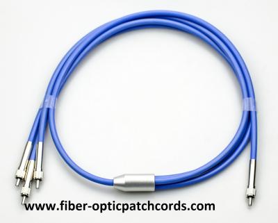 China Y 1×3 Pure Quartz Energy Fiber Optic Patch Cord High Power Acrylate Coating for sale