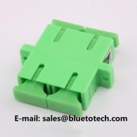 China Single Mode Duplex Fiber Optic Adapters SC APC With Flange for sale