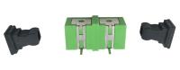 China Simplex Telecom CATV SC Fiber Optic Adapters With Metal Clip for sale