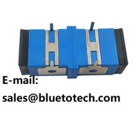 China Simplex Telecom CATV SC Fiber Optic Adapters With Metal Clip for sale