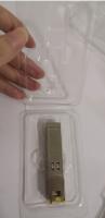 China RJ45 Copper SFP Cover Clamshell Transceiver Plastic Box 1.25G 10G RJ45G SFP for sale