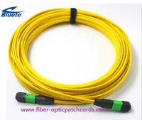 China MTP MPO Fiber Optic Patch Cord LSZH Dia 3mm Data Fiber Cable for sale