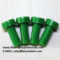 China Black Green SC 2.5mm Fiber Optic Dust Caps Plastic Colored Optical Fiber Connector SC Dust Caps for sale