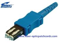 China LSZH Single Mode Fiber Patch Cord MU Unitboot To MU Uniboot Duplex Fiber Jumper for sale