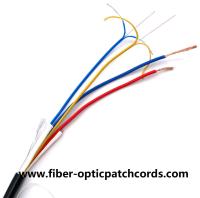 China 5G GDVV Bow Type Optical Hybrid Cable 2G 657A2 2x1.5mm2 9.0mm OD for sale