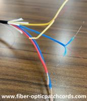 China 5G GDVV Bow Type Optical Hybrid Cable 2G 657A2 2x1.5mm2 9.0mm OD for sale