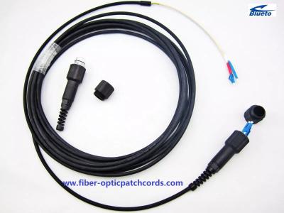 China IP67 PDLC-lC Duplex Base Station Fiber Optic Patch Cord Fire Resistance UV Single Mode for sale