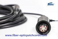 China IP68 Expanded Beam Connector To SC 4core Hybrid Cable Single Mode Harsh Environment Expanded Beam Filed Deployment for sale