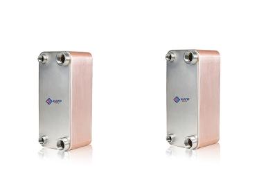 China UL Certified Water Cooled Refrigeration Plate Heat Exchanger 30-45bar EATB120 for sale