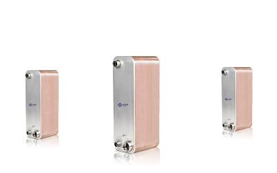 China Copper Stainless Steel Brazed Plate Heat Exchanger 40 Bar 500 m³/h Oil Cooling for sale