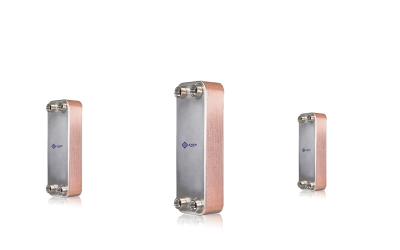 China Customized Copper Brazed Plate Heat Exchanger 30-45bar SGS Certified for sale