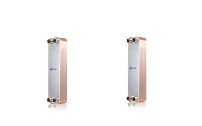 China Copper Brazed Plate Heat Exchanger 30-45bar Corrosion Resistant Custom Size for sale