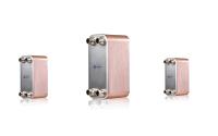 China Copper Brazed Plate Heat Exchanger EATB25 30-45bar 3.0-4.5Mpa for HVAC Refrigeration for sale