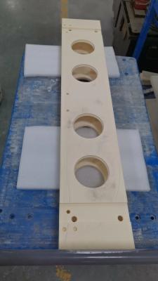China Beige Multi-Hole Rectangular Ceramic Bracket (Industrial Grade Precision Support Frame) for sale