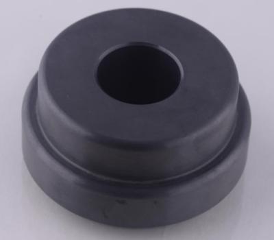 China Black Stepped Silicon Carbide Ceramic Sleeve: High-Strength Wear-Resistant Dual-Layer Cylindrical Component for sale