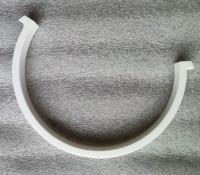 China High Purity Alumina Ceramic Shield Rings For Semiconductor Etching Equipment | Vacuum Chamber Protection Rings With Custom Sizes And High Temperature Resistance for sale