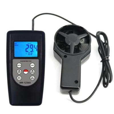 China AM-1236V Multi Function Digital Anemometer RS-232 Data Output for Air Flow Measuring for sale