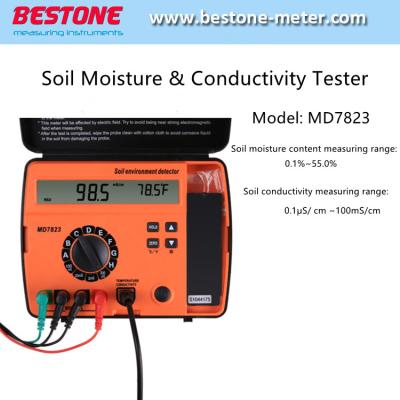 China Soil Moisture & Conductivity Tester MD7823 for sale